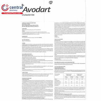 [CHÍNH HÃNG] Thuốc Avodart 0,5mg trị phì đại tuyến tiền liệt