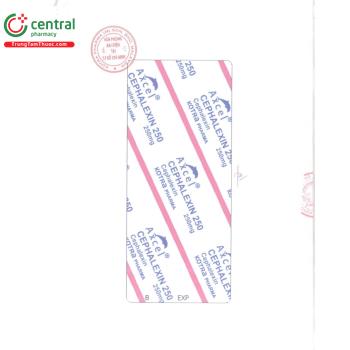 Thuốc Axcel Cephalexin-250 Capsules - Điều trị hiệu quả nhiễm khuẩn