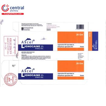 [CHÍNH HÃNG] Thuốc bôi ngoài da gây tê Axcel Lignocaine 2%