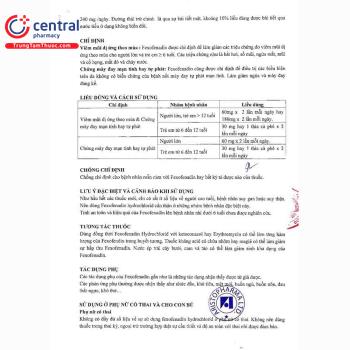 Thuốc Axofen điều trị viêm mũi dị ứng và nổi mề đay