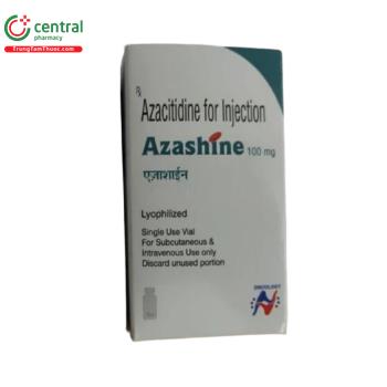 Thuốc Azashine 100mg Azacitidine - Điều trị loạn sản tủy, ung thư máu
