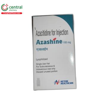 Thuốc Azashine 100mg Azacitidine - Điều trị loạn sản tủy, ung thư máu