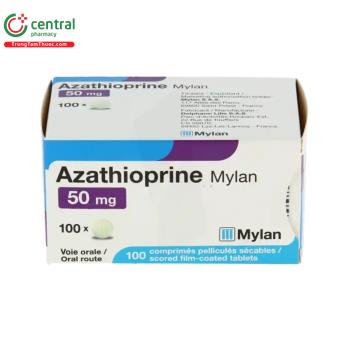 Thuốc Azathioprine Mylan 50mg - Ức chế miễn dịch dùng trong ghép tạng