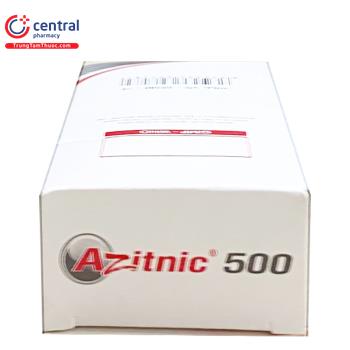 Thuốc Azitnic 500 điều trị nhiễm khuẩn đường hô hấp hiệu quả