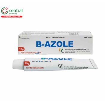 Thuốc bôi da B-Azole 5mg/100mg điều trị viêm da, dị ứng da, nấm da