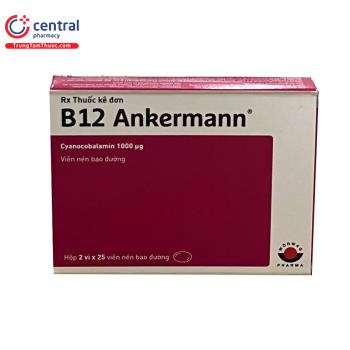 [CHÍNH HÃNG] Thuốc B12 Ankermann điều trị thiếu hụt vitamin B12