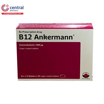 [CHÍNH HÃNG] Thuốc B12 Ankermann điều trị thiếu hụt vitamin B12