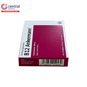 [CHÍNH HÃNG] Thuốc B12 Ankermann điều trị thiếu hụt vitamin B12