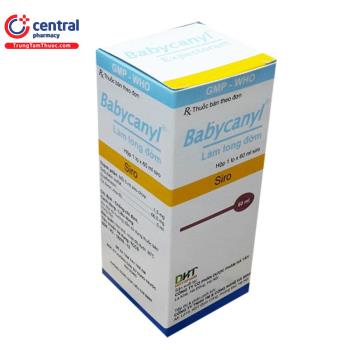 Thuốc long đờm Babycanyl 60ml: công dụng, cách dùng và giá bán