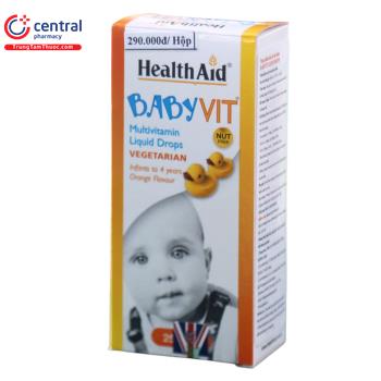 [CHÍNH HÃNG] Thuốc BabyVit Liquid Drops - Bổ sung vi chất cho trẻ em