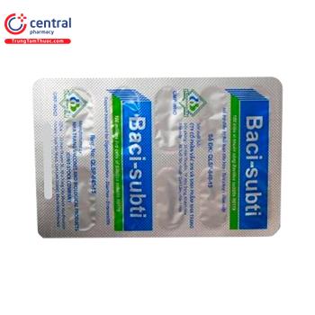 Thuốc Baci-subti viên nang hỗ trợ điều trị rối loạn tiêu hoá