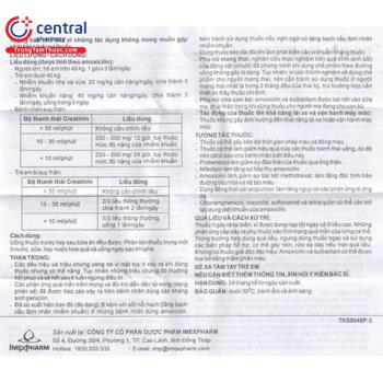 [CHÍNH HÃNG] Thuốc Bactamox 375 - Kháng sinh điều trị nhiễm khuẩn