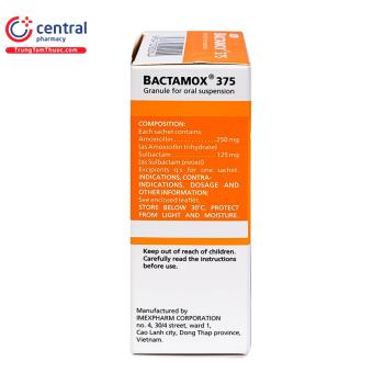 [CHÍNH HÃNG] Thuốc Bactamox 375 - Kháng sinh điều trị nhiễm khuẩn