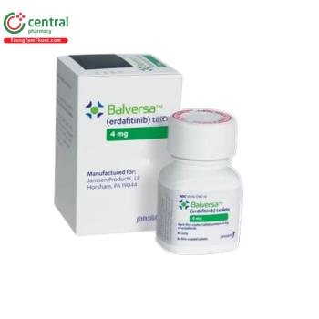 Thuốc Balversa 4mg điều trị ung thư biểu mô niệu quản có đột biến FGFR