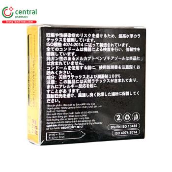 Bao cao su Sato (Hộp 3 chiếc) - Tăng khoái cảm cho cuộc vui thăng hoa