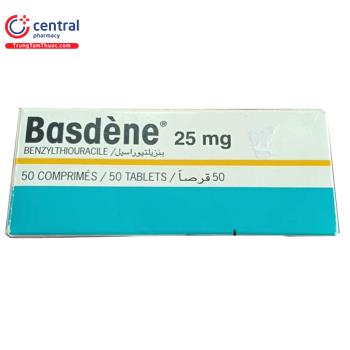 Thuốc Basdene 25mg - thuốc điều trị cường giáp: chỉ định, liều dùng