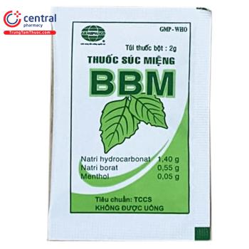 Thuốc súc miệng BBM: tác dụng và lưu ý khi sử dụng