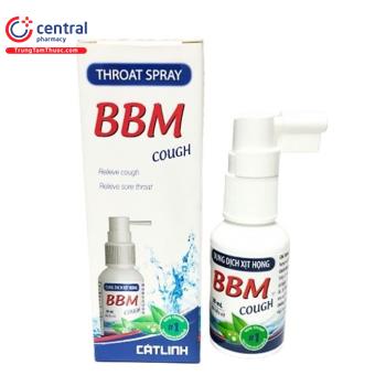 BBM Cough hỗ trợ giảm ho do cảm lạnh, viêm họng, kích ứng phế quản