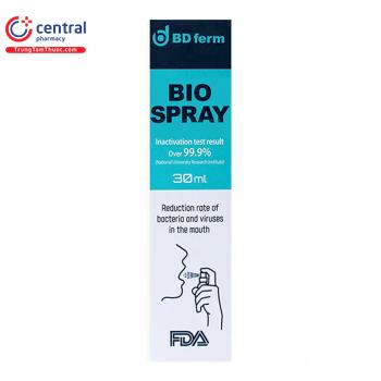 [CHÍNH HÃNG] Xịt họng Bd ferm Bio Spray tăng cường miễn dịch hô hấp