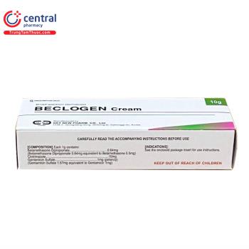 [CHÍNH HÃNG] Thuốc BECLOGEN cream điều trị viêm da hiệu quả