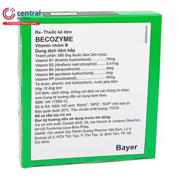 [CHÍNH HÃNG] Thuốc Becozyme Vitamins B Bayer - bổ sung vitamin nhóm B