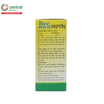 Thuốc Beejuvit Peptin cải thiện tiêu hoá, giảm chướng bụng, đầy hơi