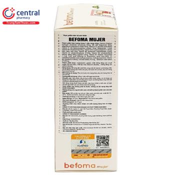 [CHÍNH HÃNG] Thuốc Befoma Mujer bổ sung sắt và aicd folic cho bà bầu