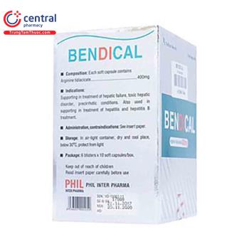 Thuốc Bendical: Công dụng, liều dùng, chống chỉ định