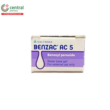 Benzac AC 5% - Gel điều trị mụn viêm, mụn trứng cá, mụn đầu đen