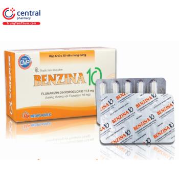 [CHÍNH HÃNG] Thuốc Benzina 10 điều trị đau nửa đầu