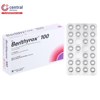 Thuốc Berlthyrox 100: điều trị bệnh lí tuyến giáp hiệu quả