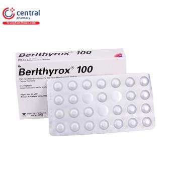 Thuốc Berlthyrox 100: điều trị bệnh lí tuyến giáp hiệu quả