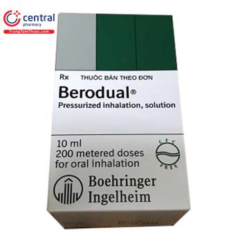 [CHÍNH HÃNG] Thuốc xịt hen phế quản Berodual 10ml: cách dùng, giá bán