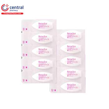 Viên đặt âm đạo Betaclor - Phòng ngừa các tình trạng viêm nhiễm