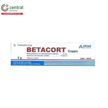 Thuốc Betacort Apimed trị viêm da, vẩy nến, chàm, rôm sẩy