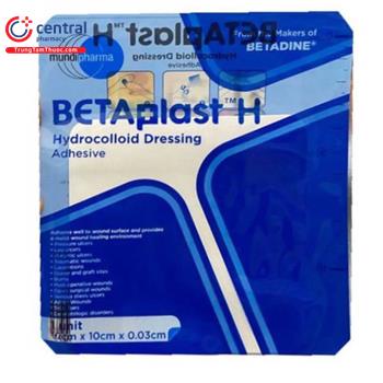 Miếng dán vô trùng BETAplast H trị bỏng da, loét da hiệu quả