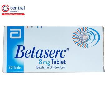 Thuốc Betaserc 8mg: Điều trị các triệu chứng chóng mặt tiền đình