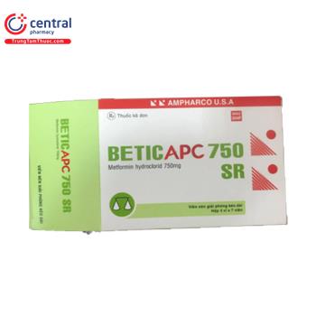 [CHÍNH HÃNG] Thuốc Betic APC 750 điều trị tiểu đường type 2