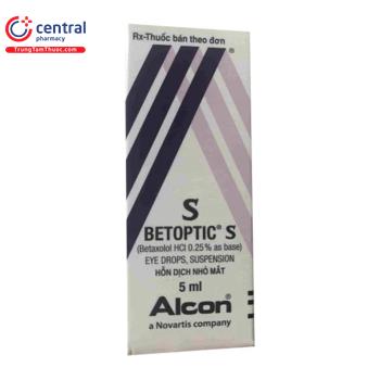 [CHÍNH HÃNG] Thuốc Betoptic S 5ml - Thuốc điều trị Glaucome