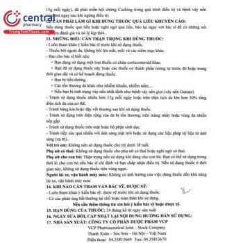 Thuốc Betriol 15g: điều trị bệnh vảy nến, viêm da hiệu quả.
