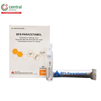 Thuốc BFS-Paracetamol Dung dịch truyền tĩnh mạch giảm đau hạ sốt