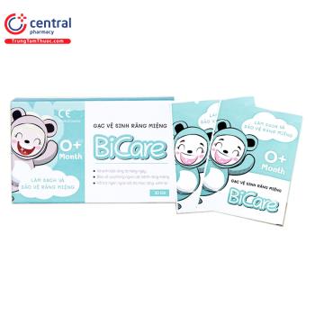 [CHÍNH HÃNG] Gạc vệ sinh răng miệng Bicare làm sạch răng cho bé