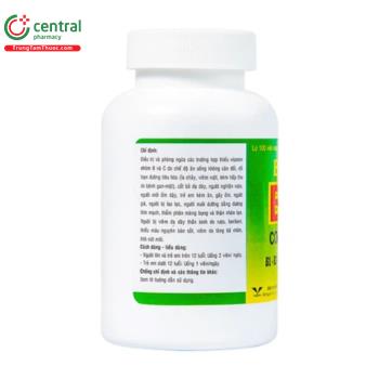 Thuốc Bidi BC Complex 300mg Bidiphar điều trị và phòng ngừa thiếu ...