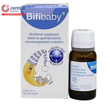 [CHÍNH HÃNG] Thuốc men vi sinh nhỏ giọt Bifibaby Drops cách dùng, giá
