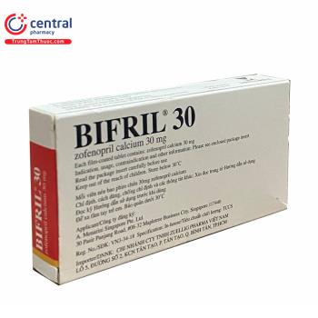 [CHÍNH HÃNG] Thuốc Bifril điều trị tăng huyết áp nhẹ và vừa