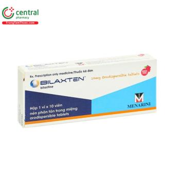 Thuốc Bilaxten (Bilastine) 10mg điều trị viêm mũi dị ứng, mề đay