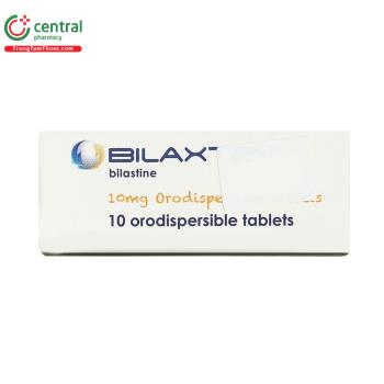 Thuốc Bilaxten (Bilastine) 10mg điều trị viêm mũi dị ứng, mề đay