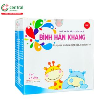 Bình Hãn Khang hỗ trợ giảm tình trạng mồ hôi trộm, nóng trong