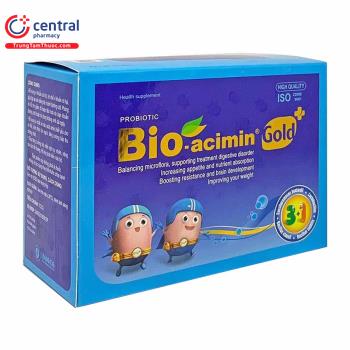 Thuốc Bio-acimin gold: men vi sinh tiêu hóa khỏe, trẻ ăn ngon