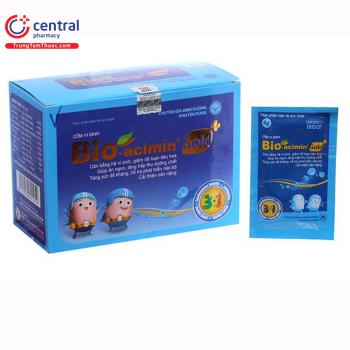 Thuốc Bio-acimin gold: men vi sinh tiêu hóa khỏe, trẻ ăn ngon